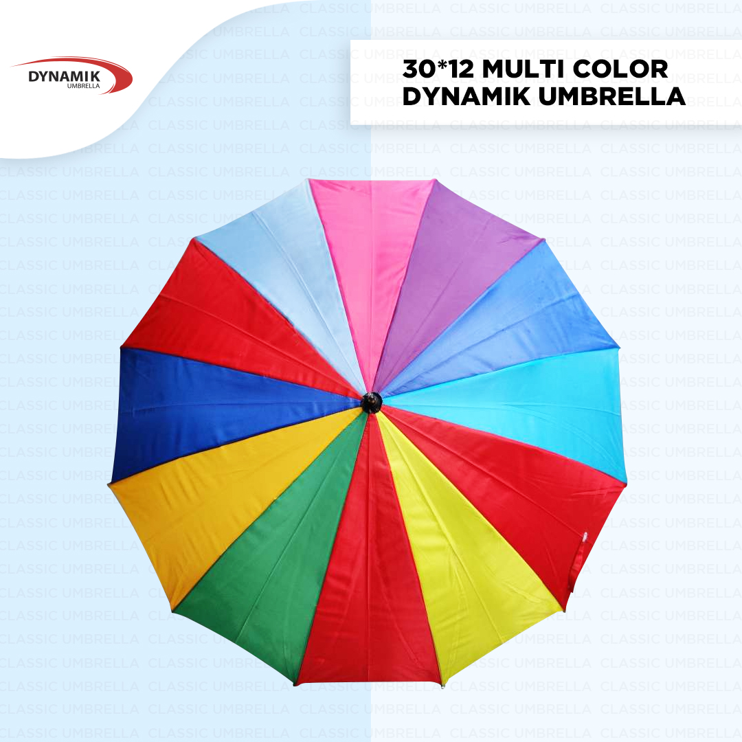 multicoloured umbrella